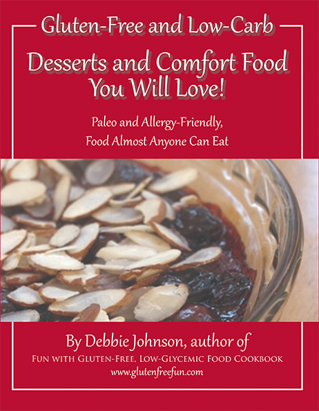 Gluten-Free Low-Carb Cookbooks – Debbie Johnson's Books & Films
